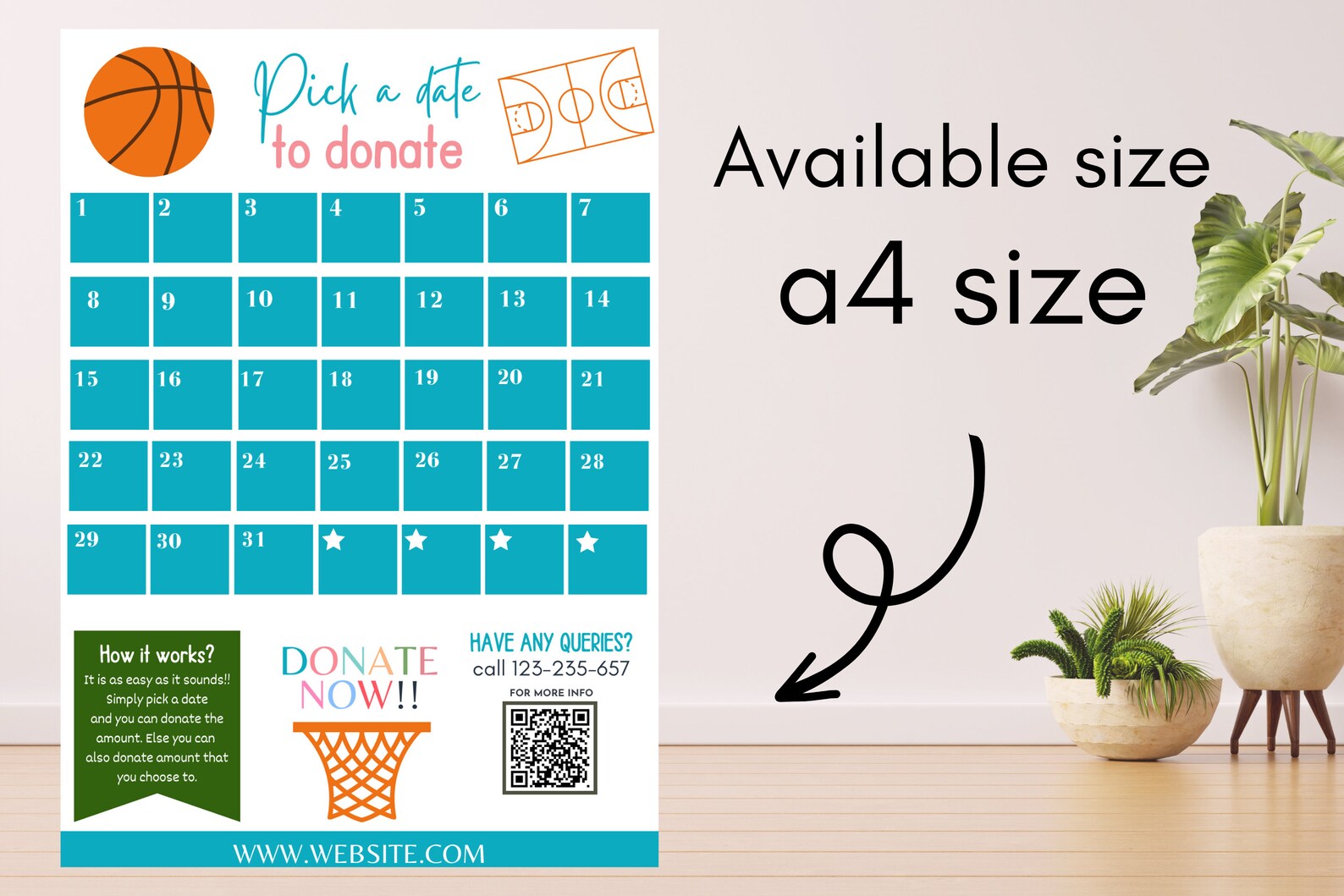 Basketball Fair Flyer |pick a Date to Donate FLYER Canva|basketball ...
