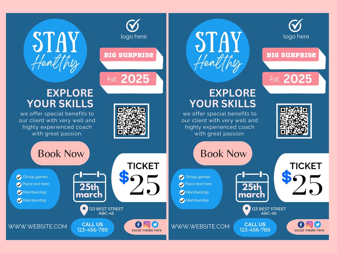 Public Health FLYER CANVA| A4 Flyer Template |health Poster|editable ...
