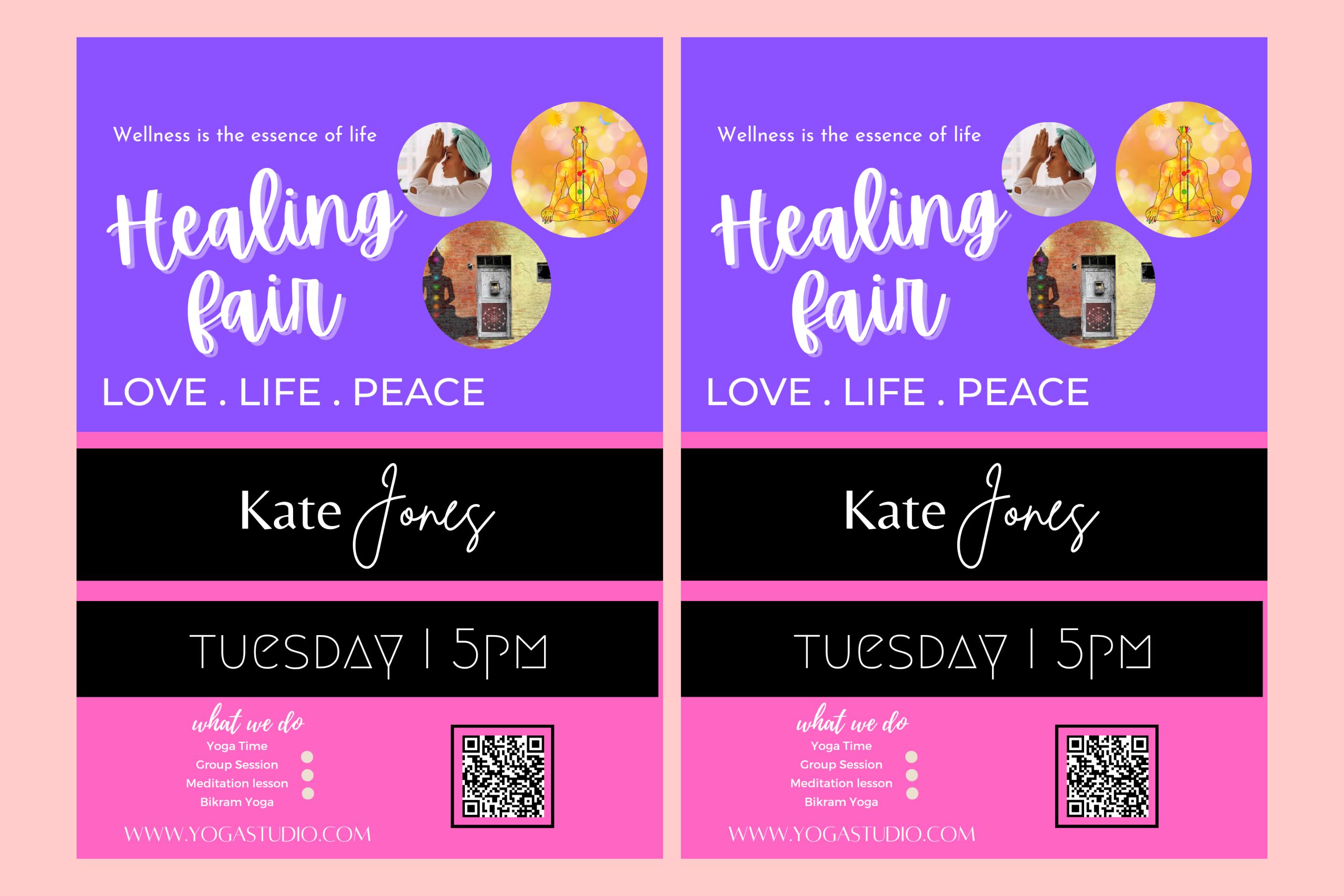 Editable Healing FLYER CANVA| A4 Flyer Template |health Poster| Mental ...