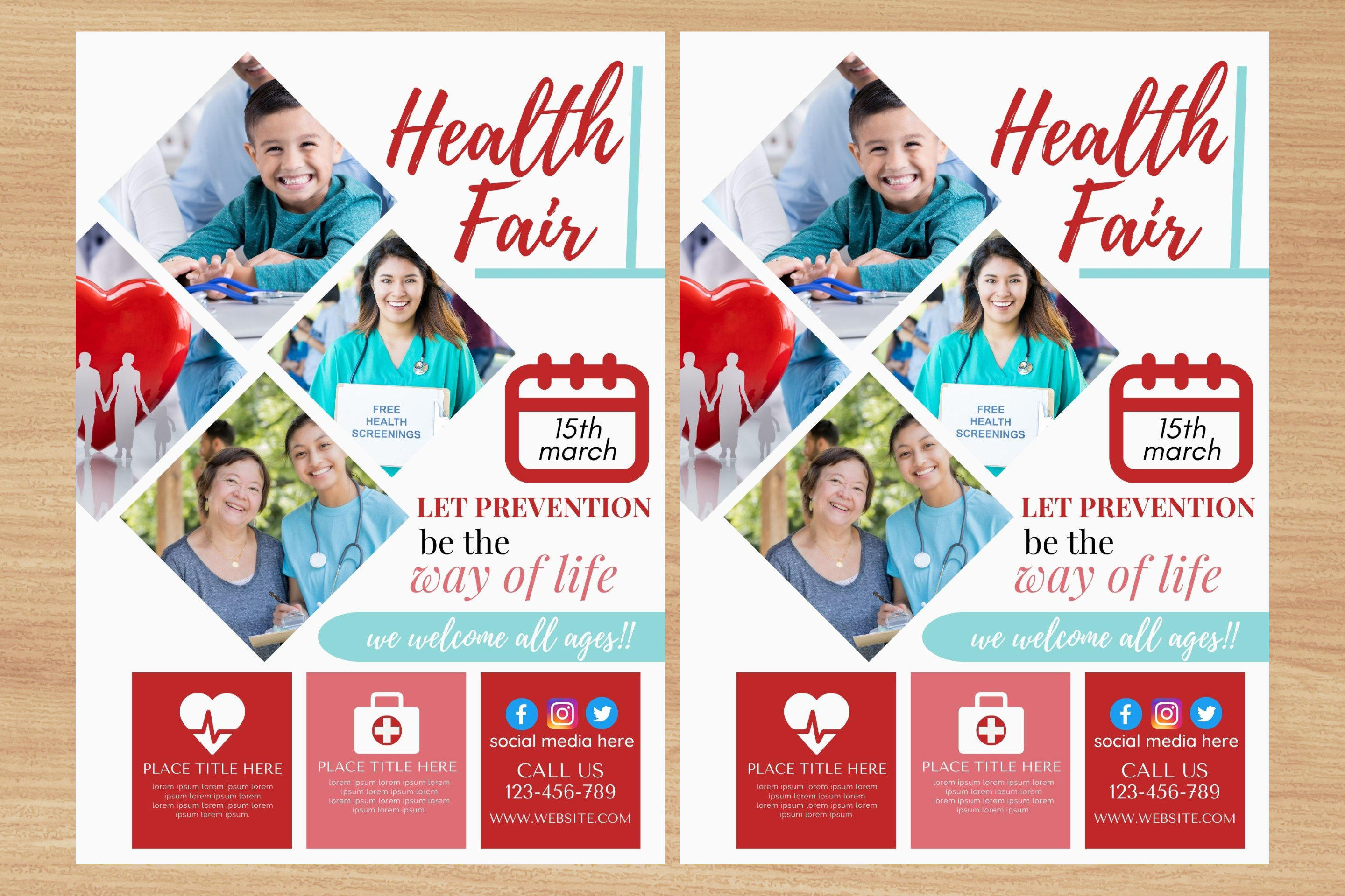 Health Fair Template Health Fair Flyer Images Free Download On
