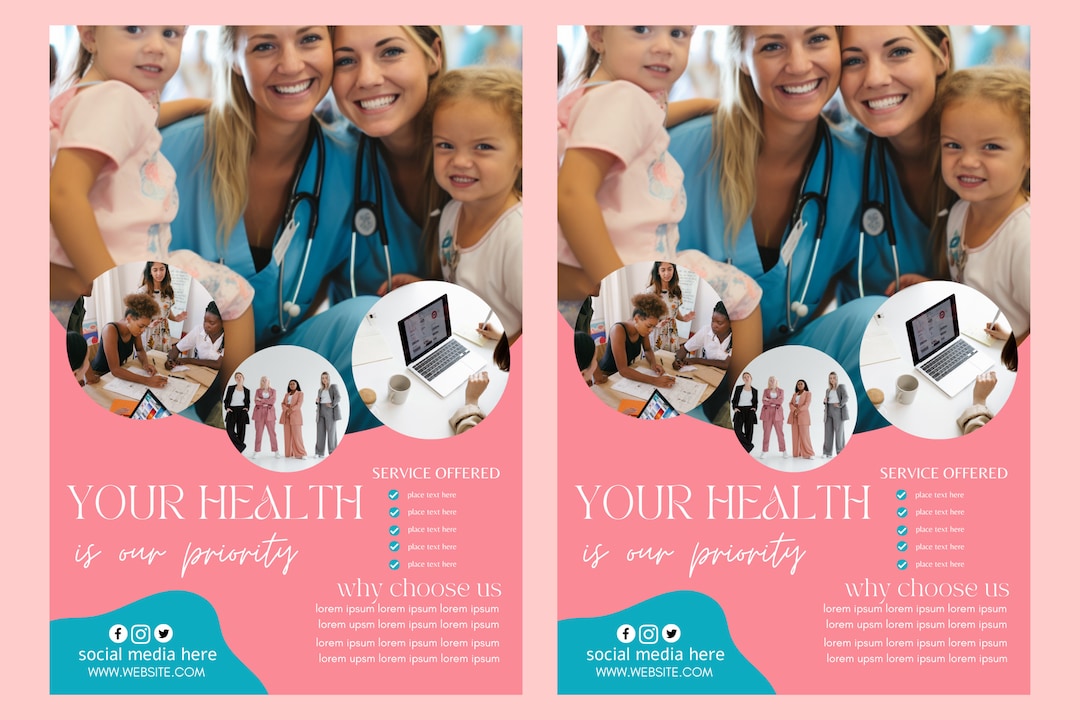Self Growth FLYER CANVA A4 Flyer Template health Poster Editable Flyer ...