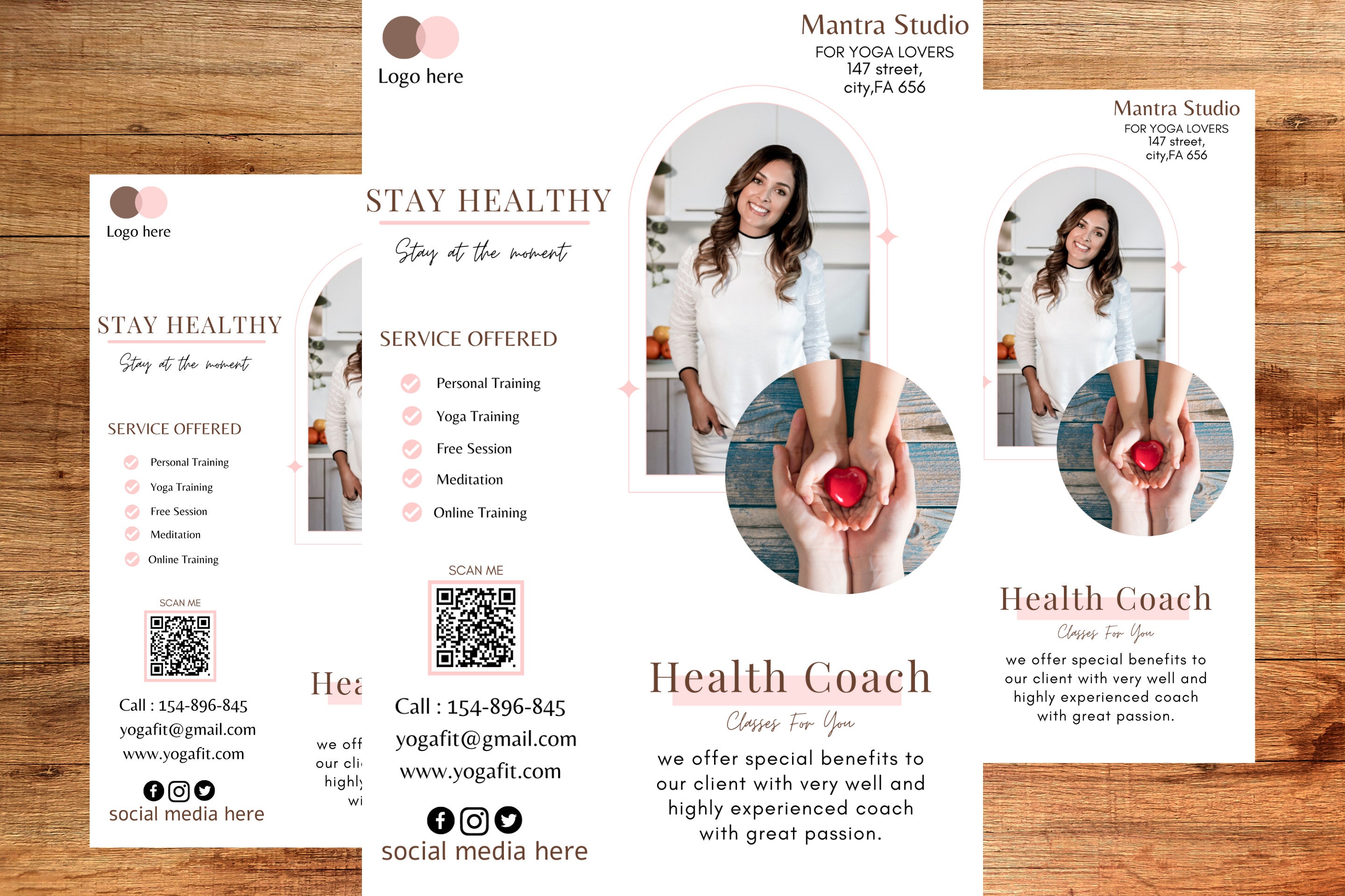 Health Coach Flyer Canva A4 Flyer Template Weight Loss Etsy