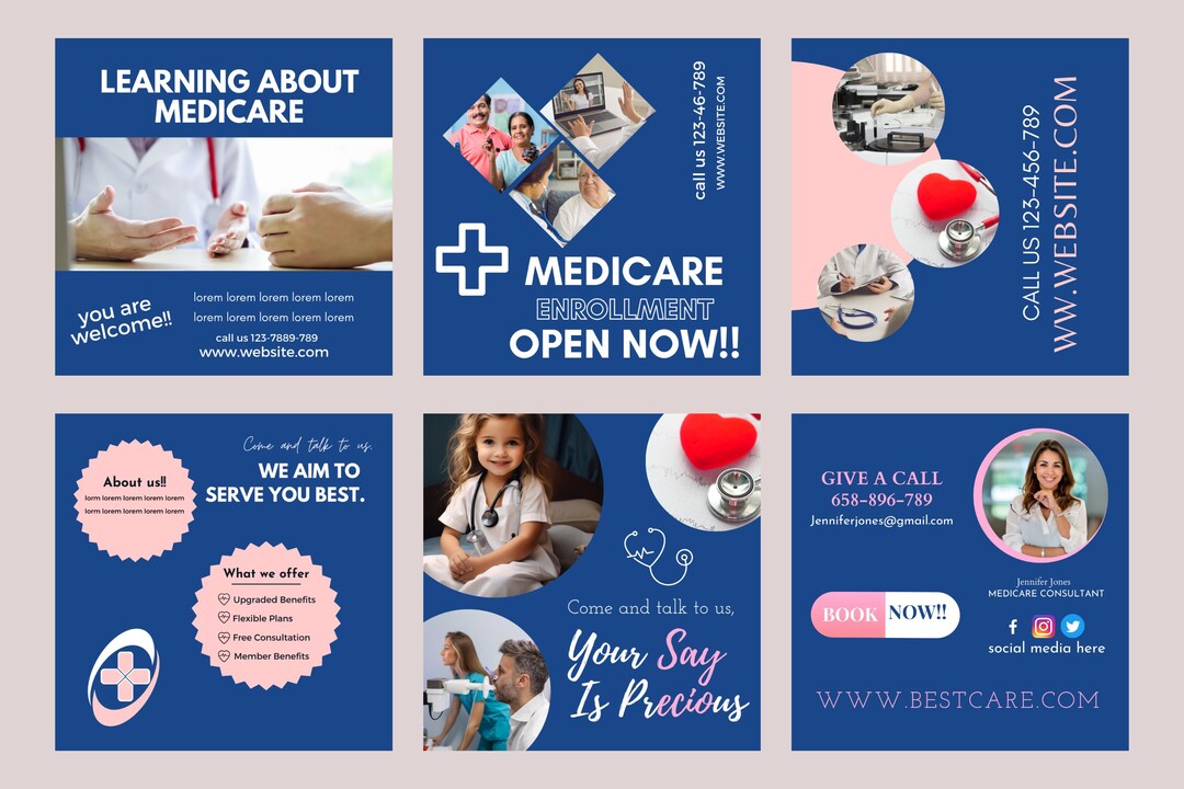 Medicare Health FLYER Canva| Social Media Flyer|medicare Instagram Post ...