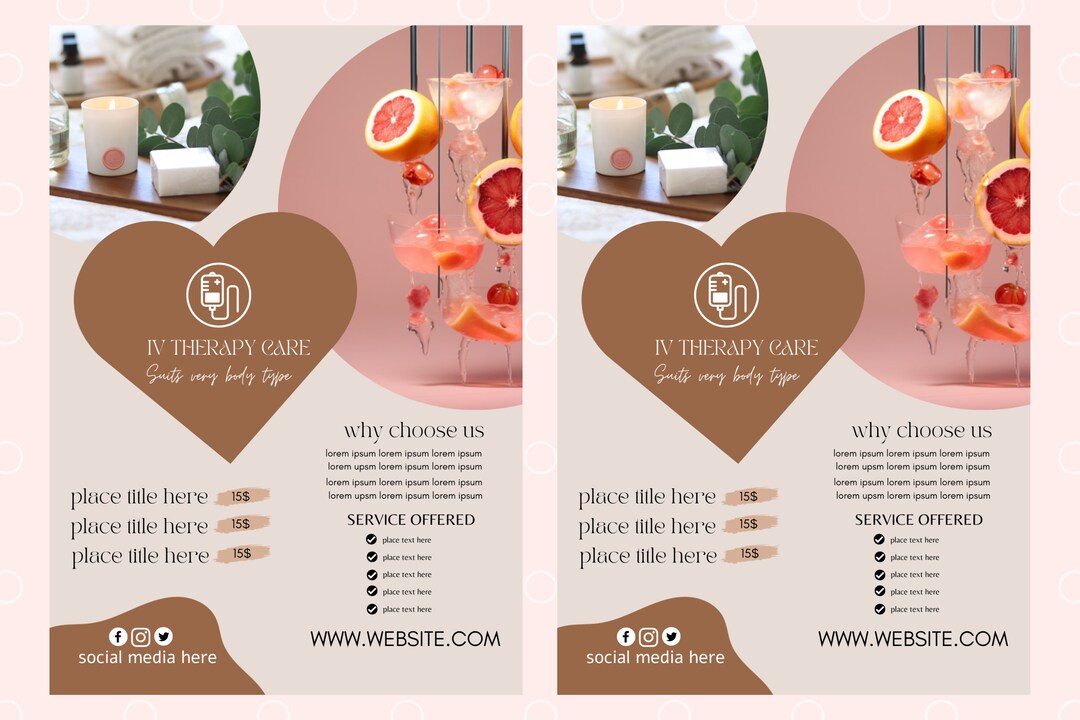 Iv Fair FLYER CANVA| A4 Flyer Template |health Poster| Editable Flyer ...