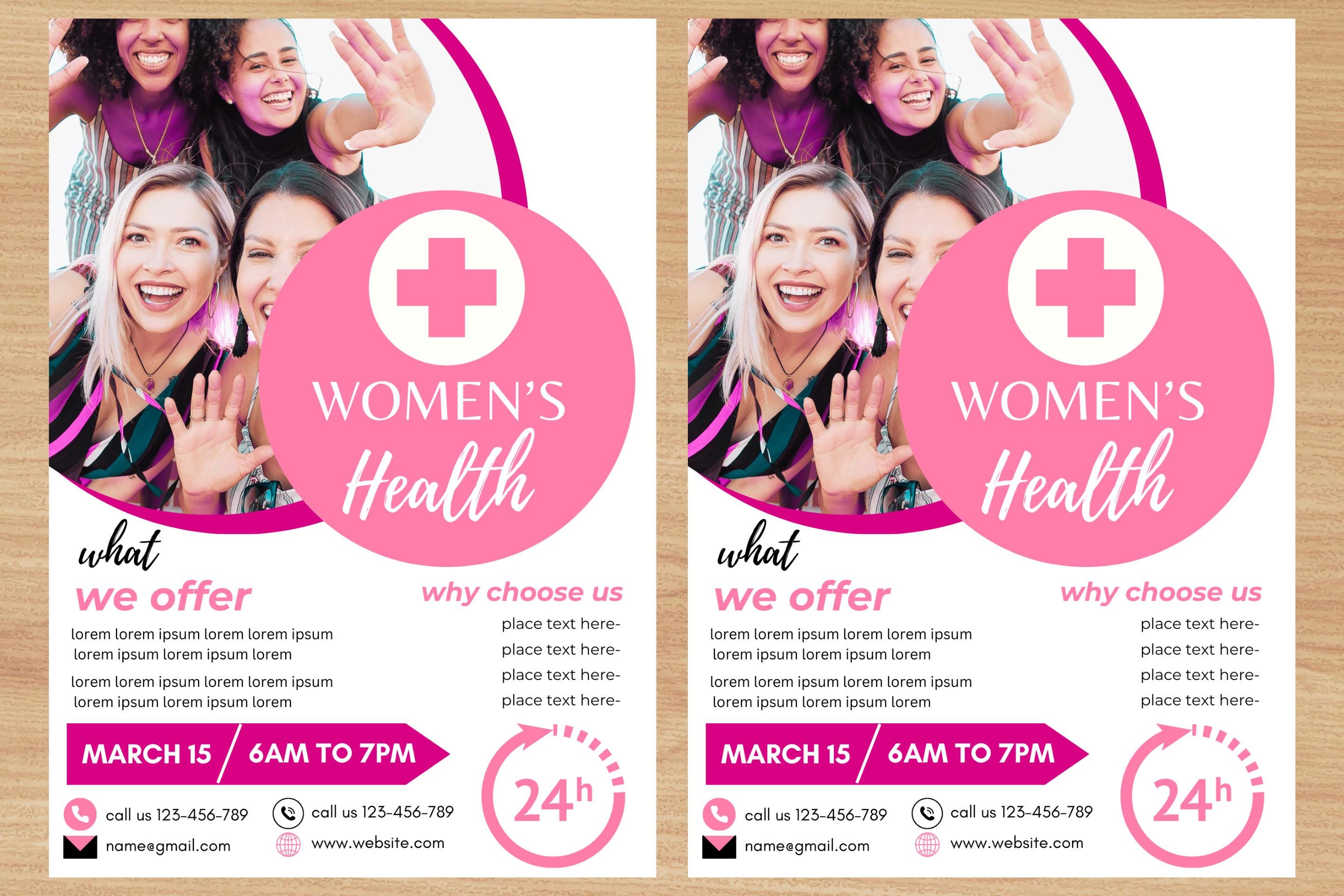 Women Health FLYER CANVA| A4 Flyer Template |health Poster| Editable ...