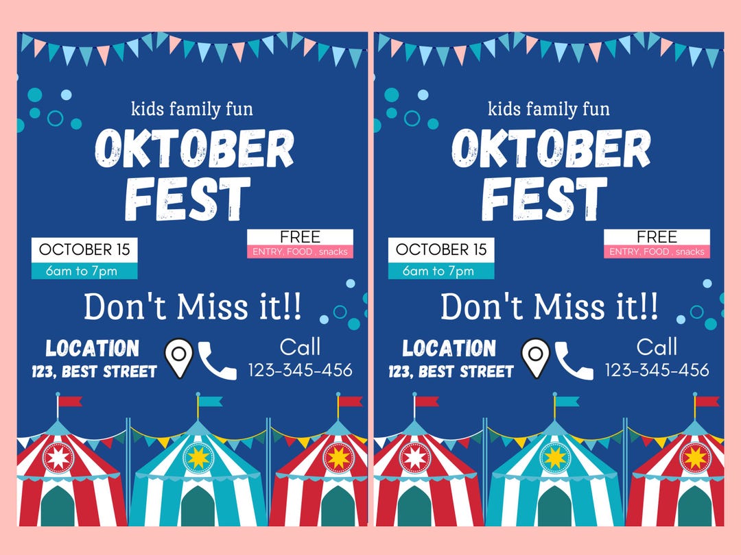 Health Fest FLYER CANVA| A4 Flyer Template |health Poster| Editable ...
