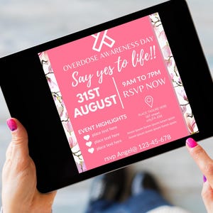 Awareness Health FLYER CANVA| A4 Flyer Template|health Poster|editable ...