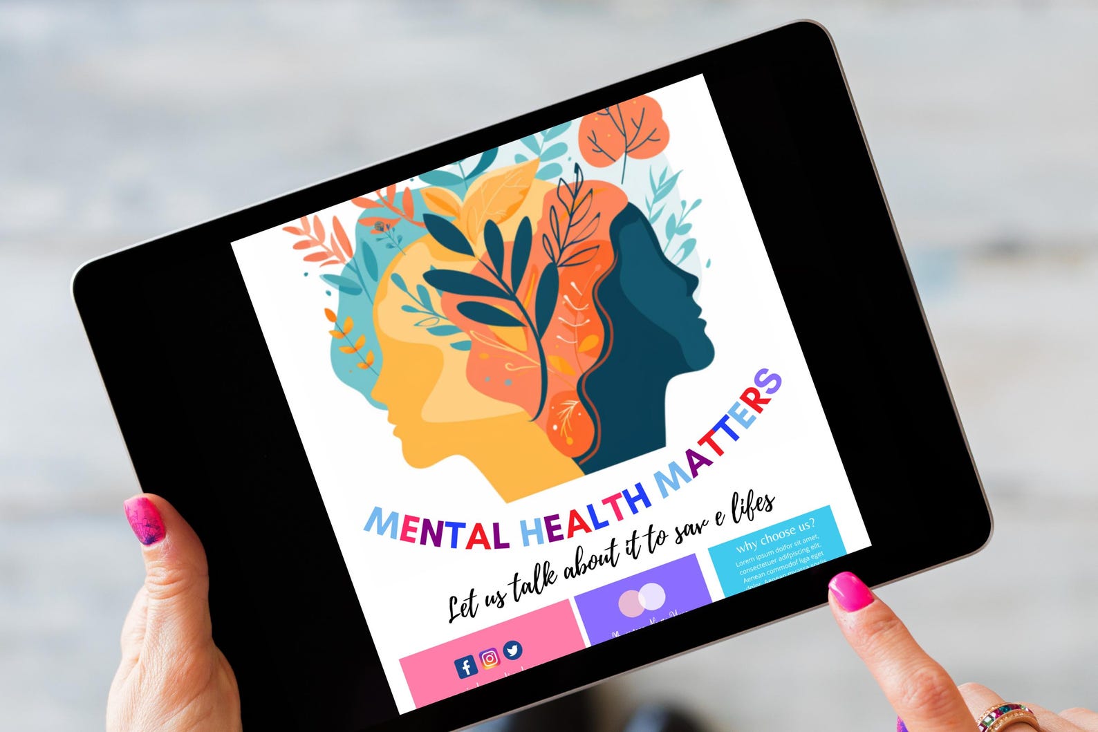 Mental Fair FLYER CANVA| A4 Flyer| Fair Flyer |health Poster| Editable ...