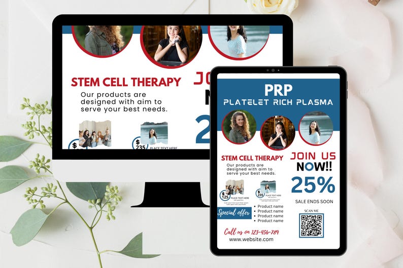 Prp Health FLYER CANVA| A4 Flyer Template |health Poster|editable|diy ...