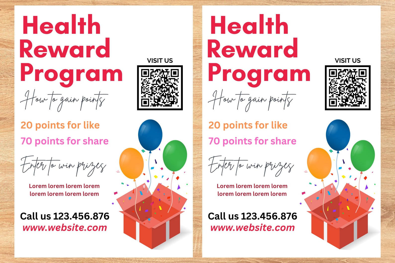Reward Health FLYER CANVA| A4 Flyer Template |health Poster|editable ...