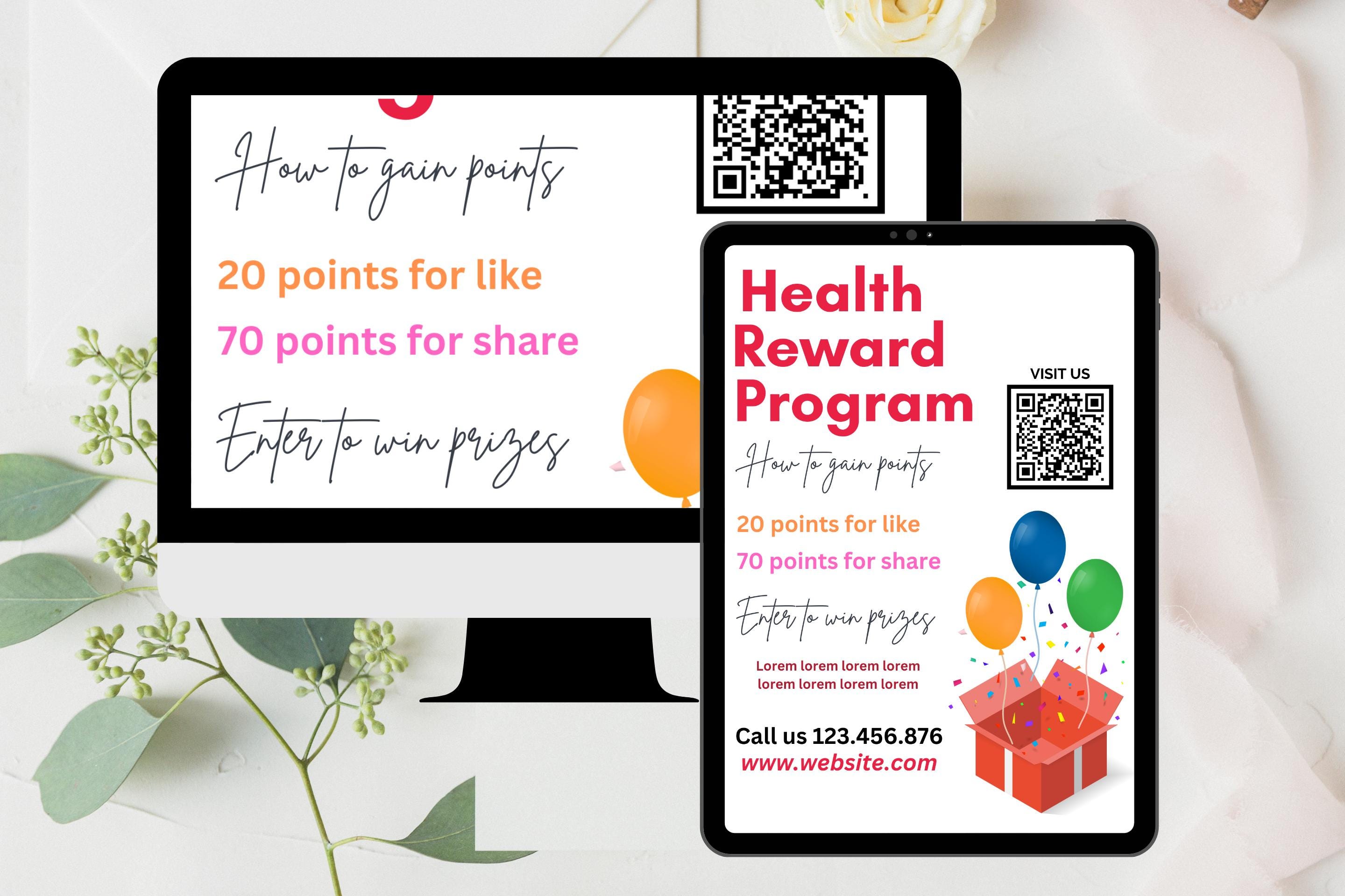 Reward Health FLYER CANVA| A4 Flyer Template |health Poster|editable ...
