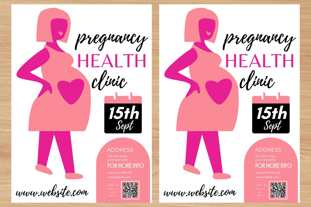 Health Clinic FLYER CANVA| A4 Flyer Template |health Poster| Editable ...