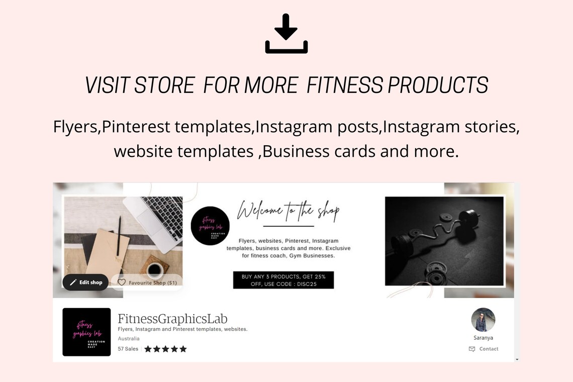 Pink Health Flyer Tear off FLYER A4 Coach Flyer Template class Flyer ...