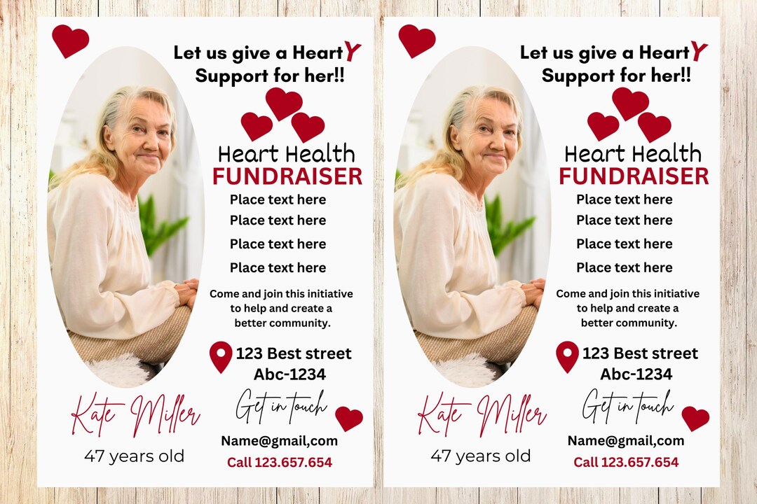 Heart Health FLYER CANVA| A4 Flyer|emergency Medical Service Flyer ...