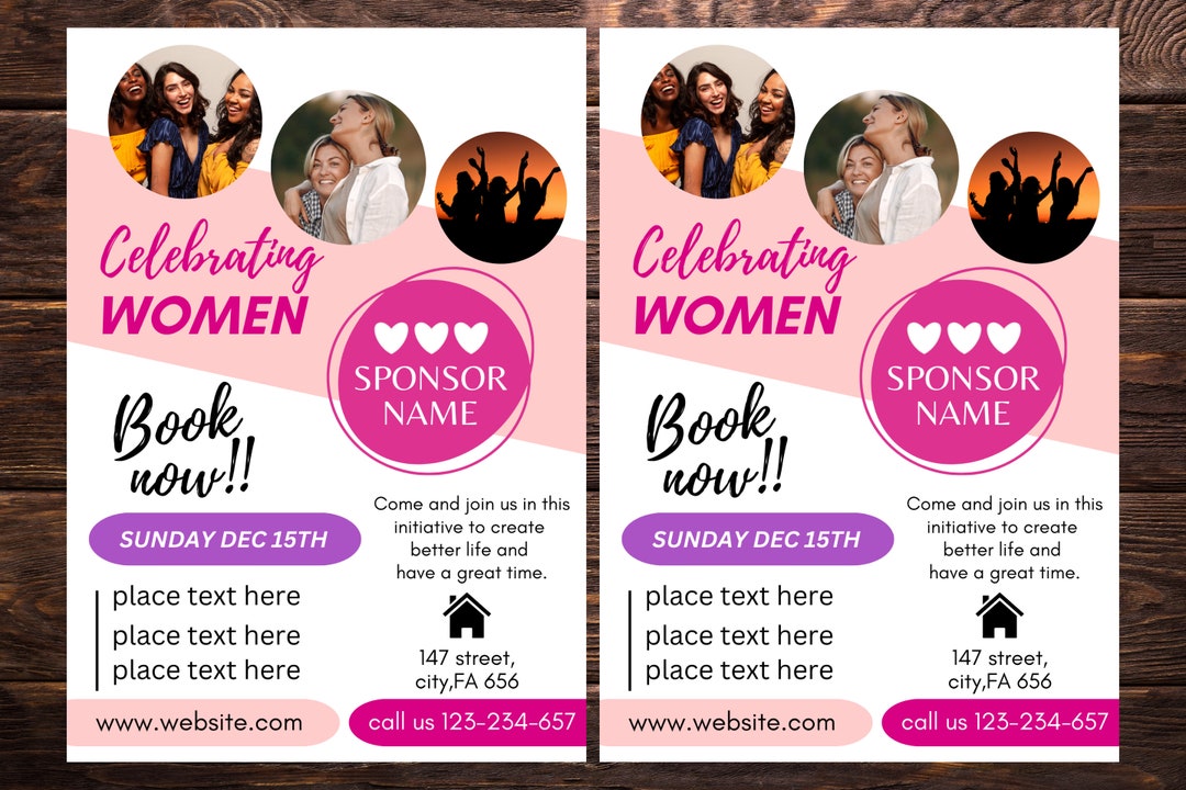 Women Health FLYER CANVA| A4 Flyer Template |health Poster| Editable ...