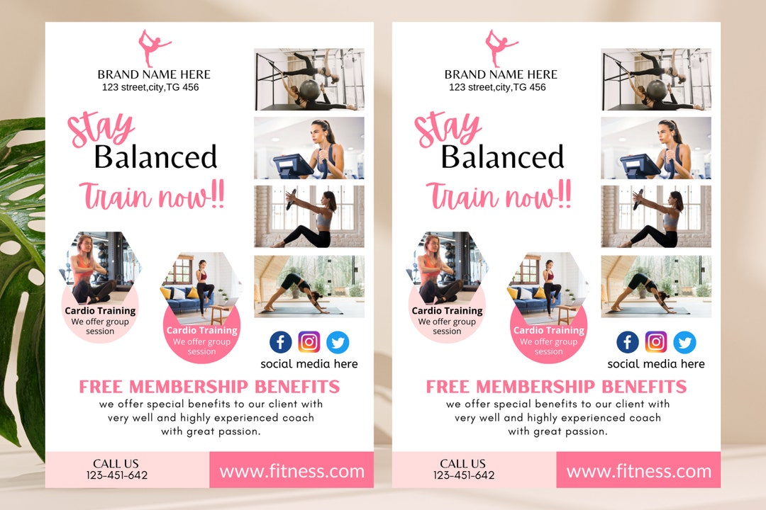 Wellness FLYER CANVA|A4 Flyer Template |health Poster|editable Flyer ...