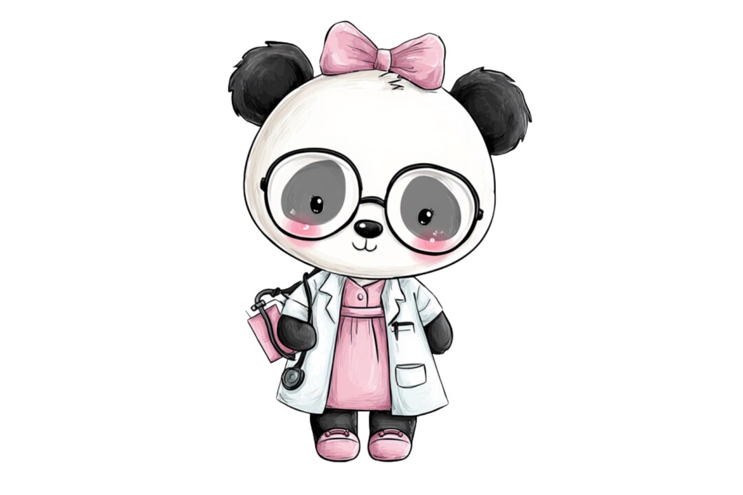 Panda Health Png| Kids Gift |health Poster| Social Media Flyer| Heart ...