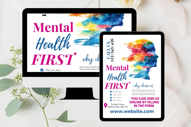 Mental Fair FLYER CANVA| A4 Flyer |health Poster| Health Campaign ...