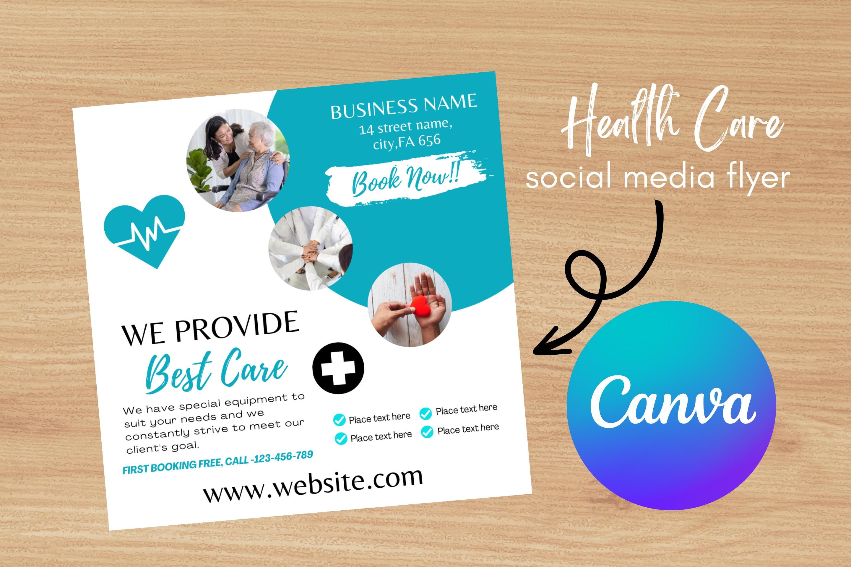 Health Coach FLYER CANVA Instagram Flyer Template health Poster ...