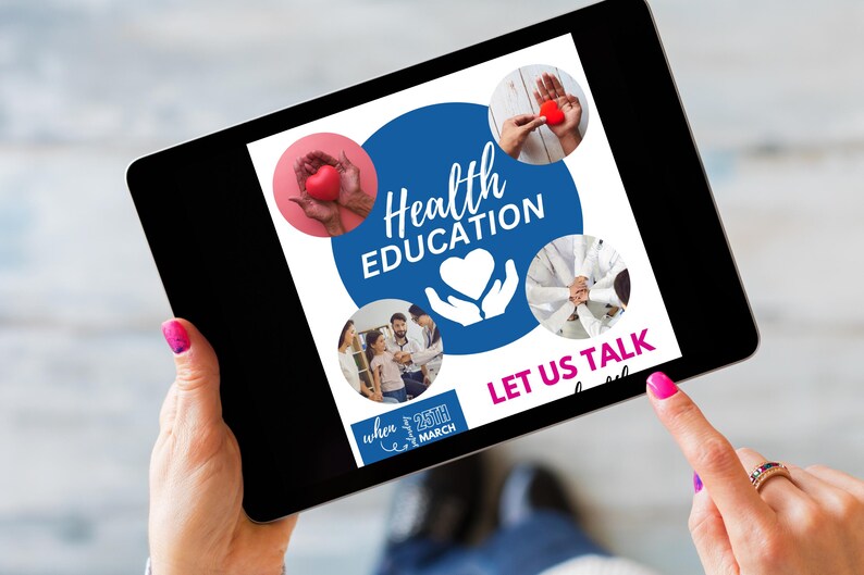 Health Fair FLYER CANVA| A4 Flyer Template |health Poster| Editable ...