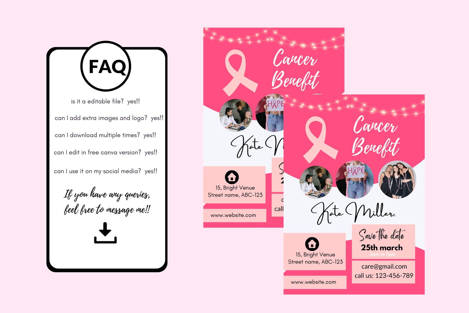 Health Benefit FLYER CANVA| A4 Flyer Template |health Poster| Editable ...