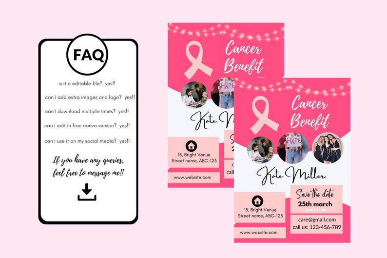 Health Benefit FLYER CANVA| A4 Flyer Template |health Poster| Editable ...