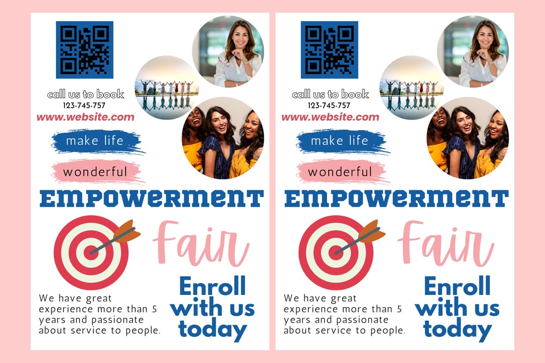 Empowerment Fair FLYER CANVA| A4 Flyer Template |health Poster ...
