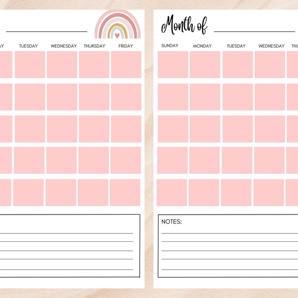 Planner Canva Template - Etsy