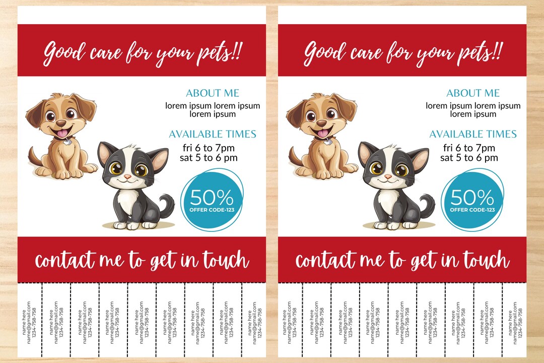 Vet Health FLYER CANVA| A4 Flyer Template |health Poster| Editable ...