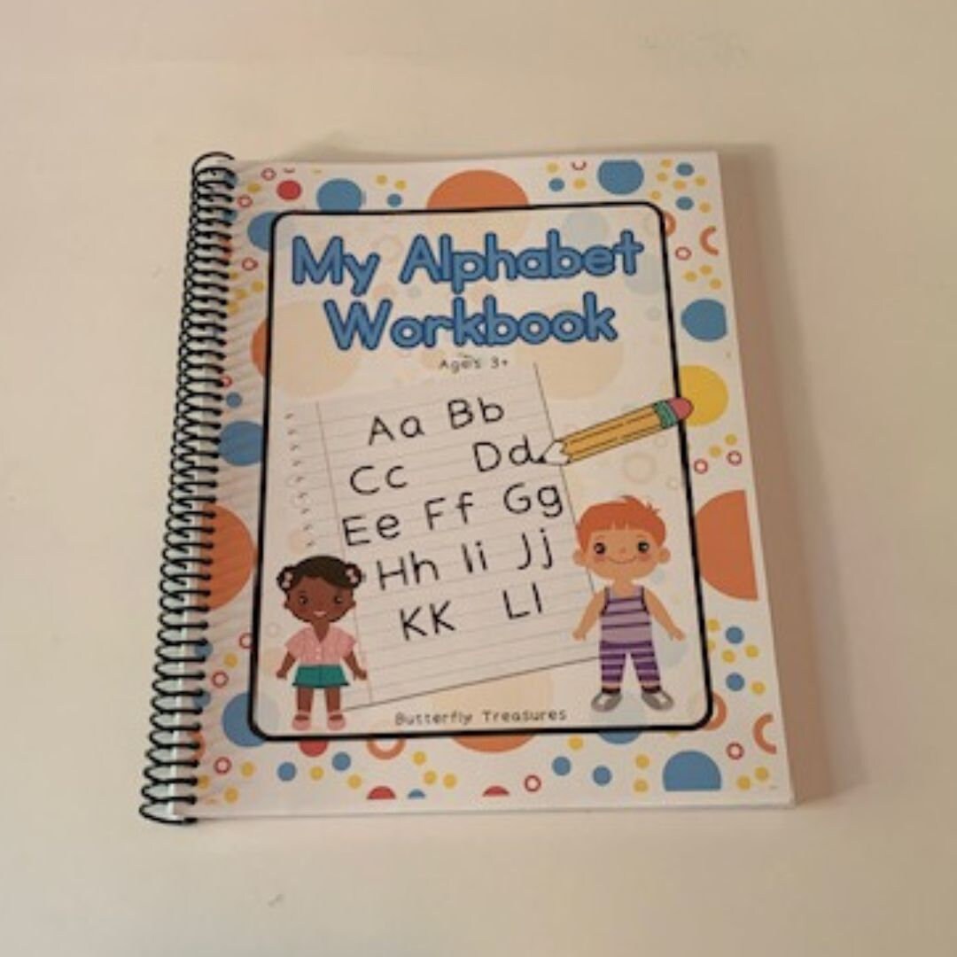 My Alphabet Workbook, Kids Activities Book, Busy Book, Kids Activities ...