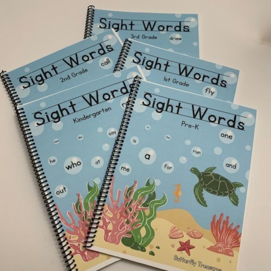 Sight Words Workbook, Activity Book, Busy Book, Kids Activity Book ...