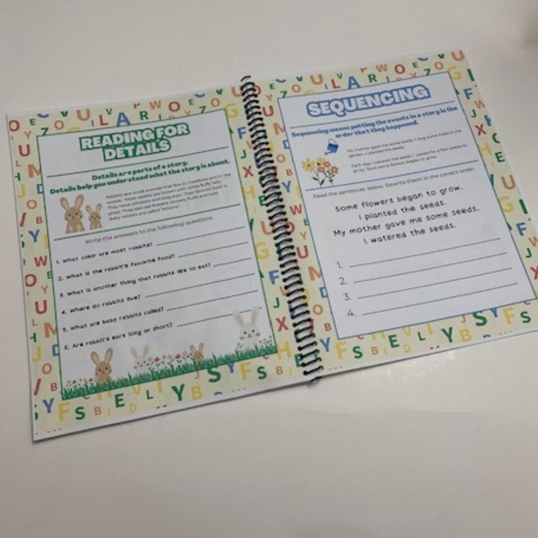 My Reading Workbook, Kids Activity Book, Busy Book, Kids Activities ...