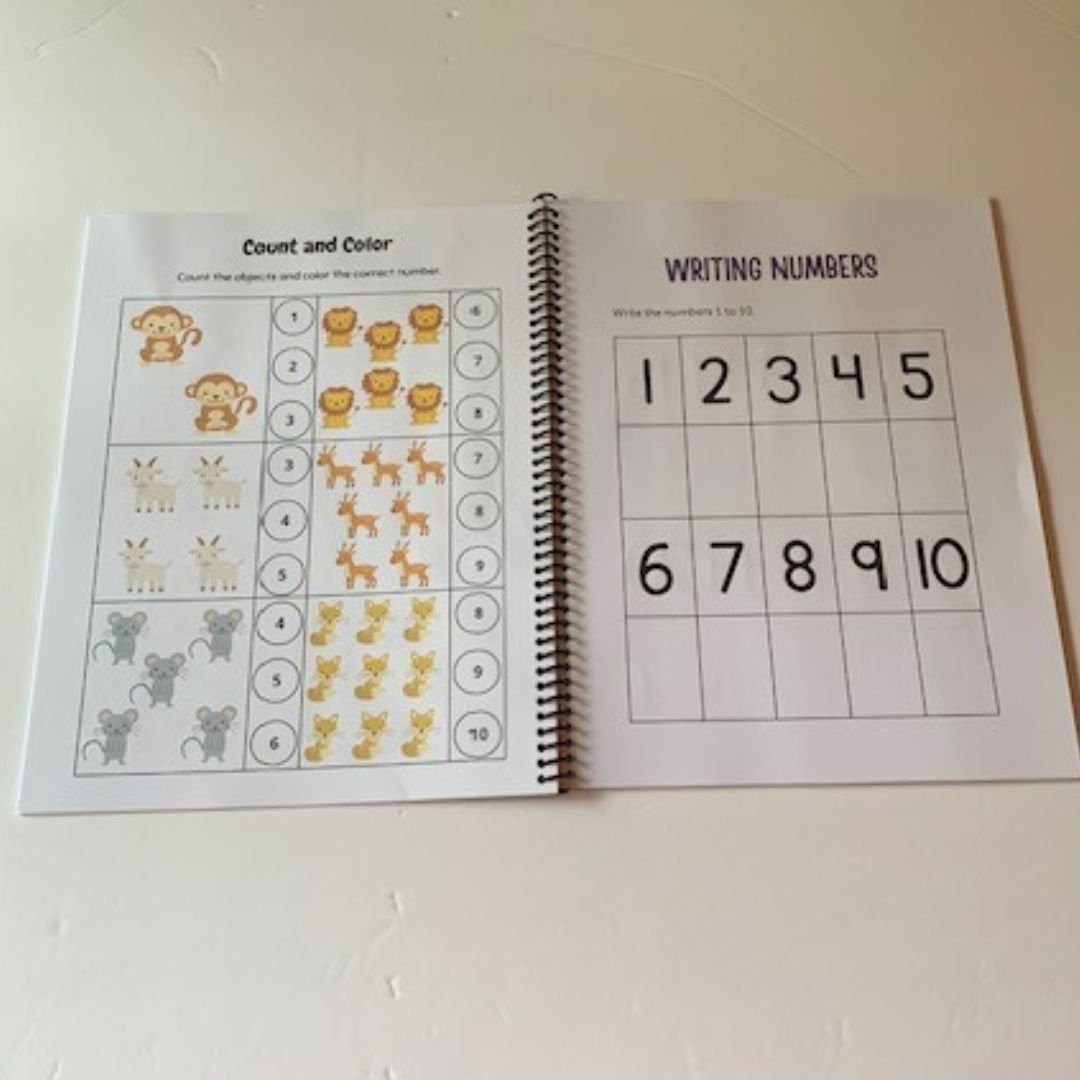 Numbers 1-20 Workbook, Kids Activities, Activity Book, Busy Book - Etsy