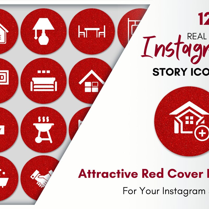 Red Instagram Highlights - Etsy