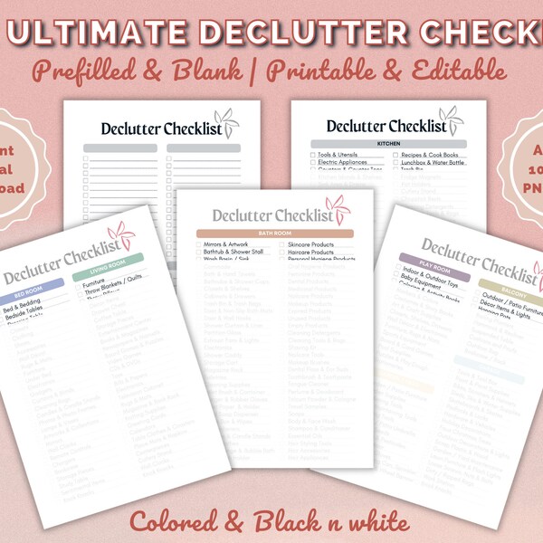 Declutter Home - Etsy