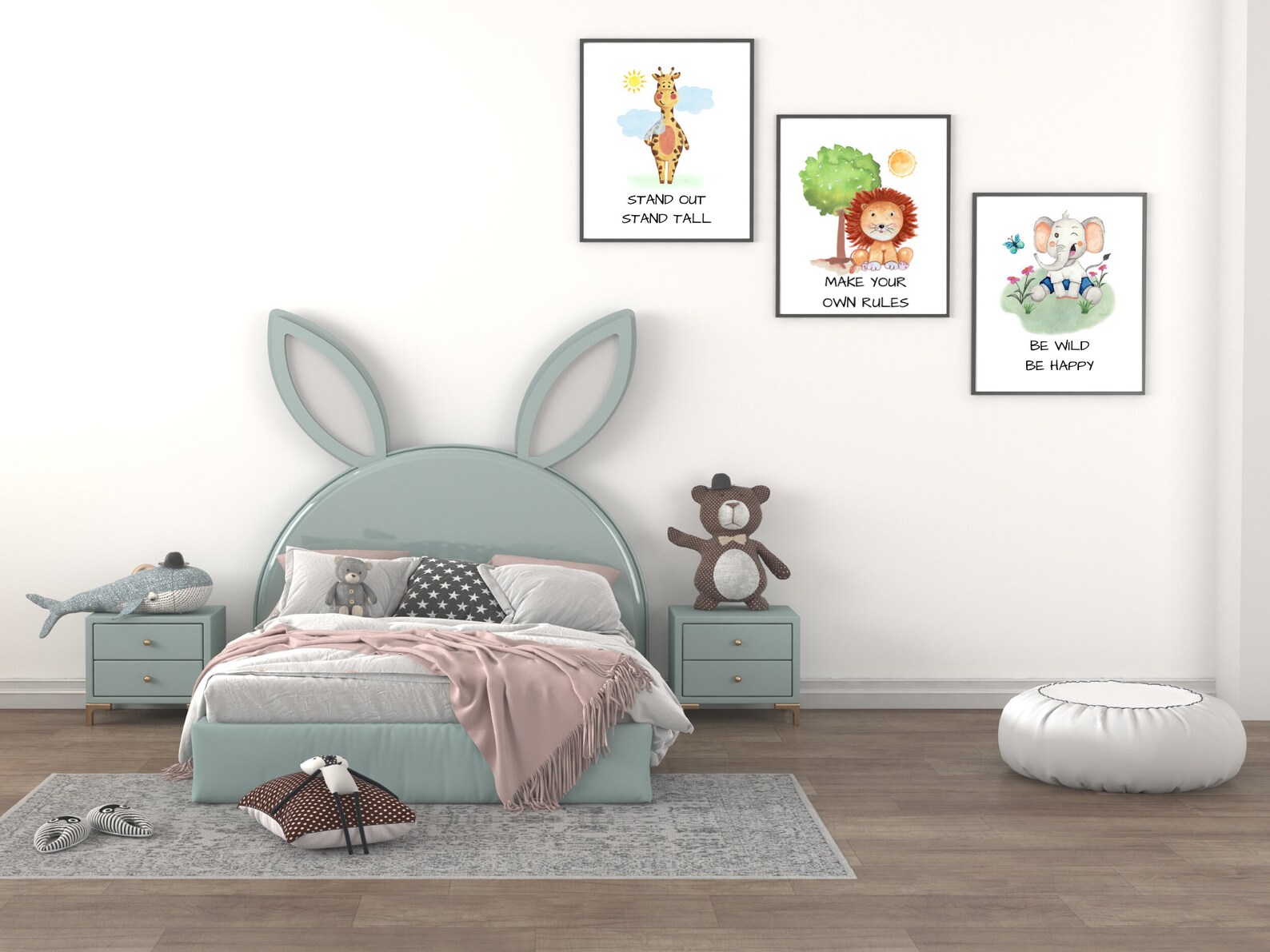 Art for Kids Hub, Safari Nursery Wall Art, Baby Nursery Decor, Digital ...
