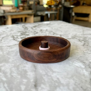 Shallow Wood Ring Holder With Optional Personalized Engraving, Shallow ...