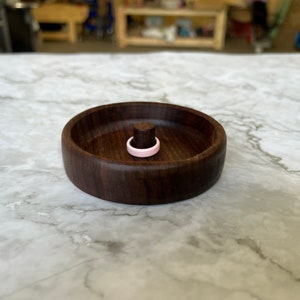 Shallow Wood Ring Holder With Optional Personalized Engraving, Shallow ...