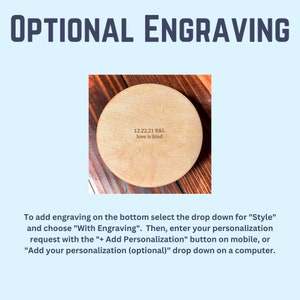 Shallow Wood Ring Holder With Optional Personalized Engraving, Shallow ...
