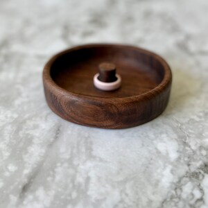 Shallow Wood Ring Holder With Optional Personalized Engraving, Shallow ...