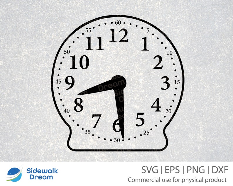 School Analog Clock Svg School Clock Svg School Svg Back - Etsy