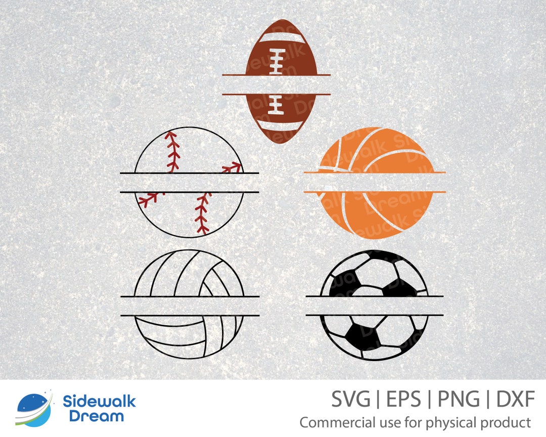 Sports SVG Bundle Sports Balls Svg High School Sports Svg - Etsy