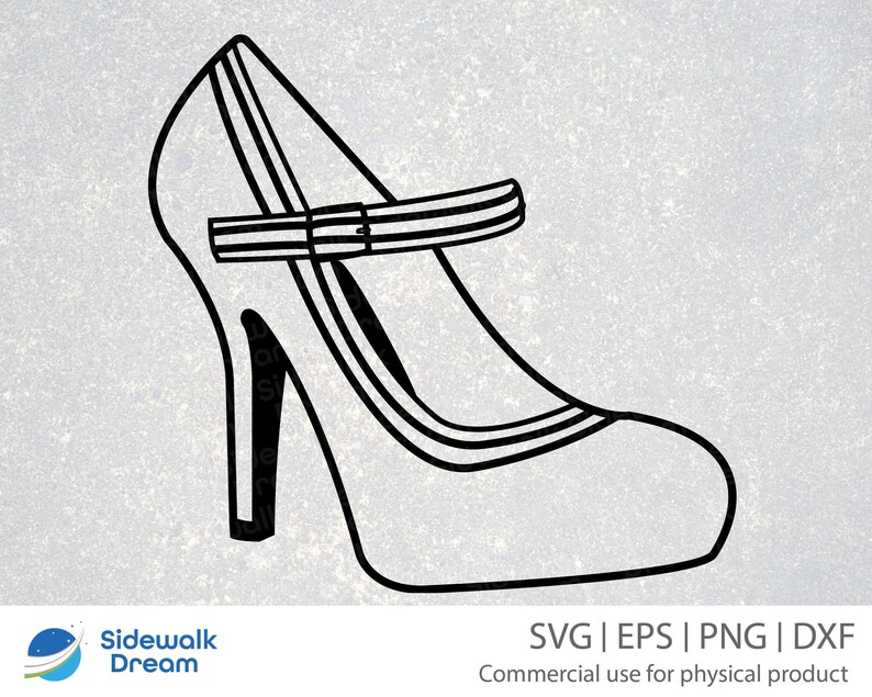 High Heel Shoe SVG High Heel SVG Heels SVG High Heel With | Etsy