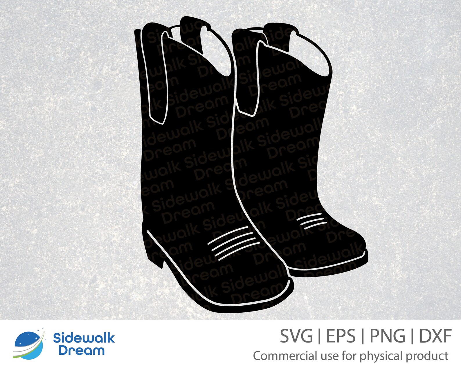 Cowboy Boot Silhouette Svg Baby Boot Silhouette Svg Cowboy - Etsy