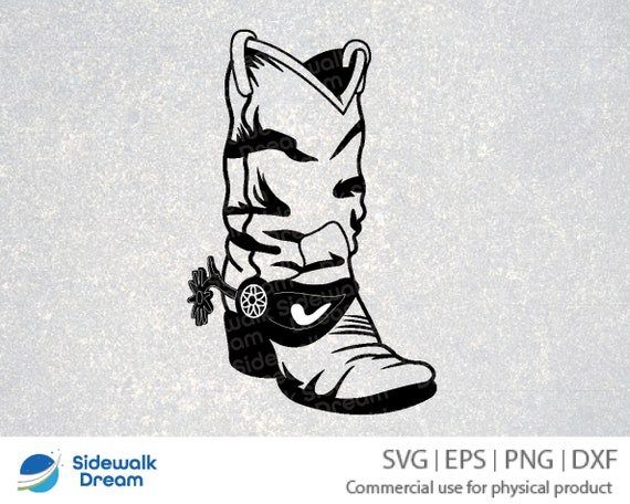Cowboy Boot Svg Western Cowboy Boot Cowboy Boots Svg | Etsy