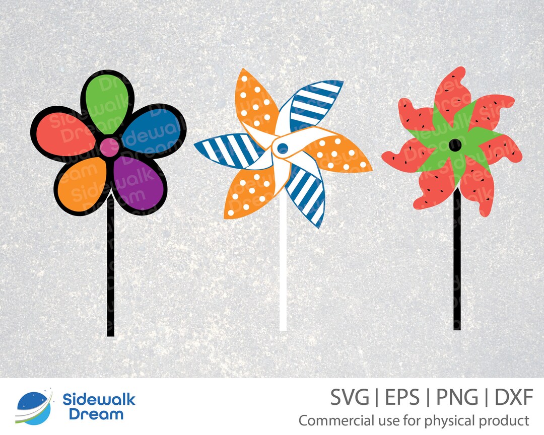 Summer Pinwheel Svg Pinwheel Bundle Svg Pinwheel Svg Summer Svg Summer ...