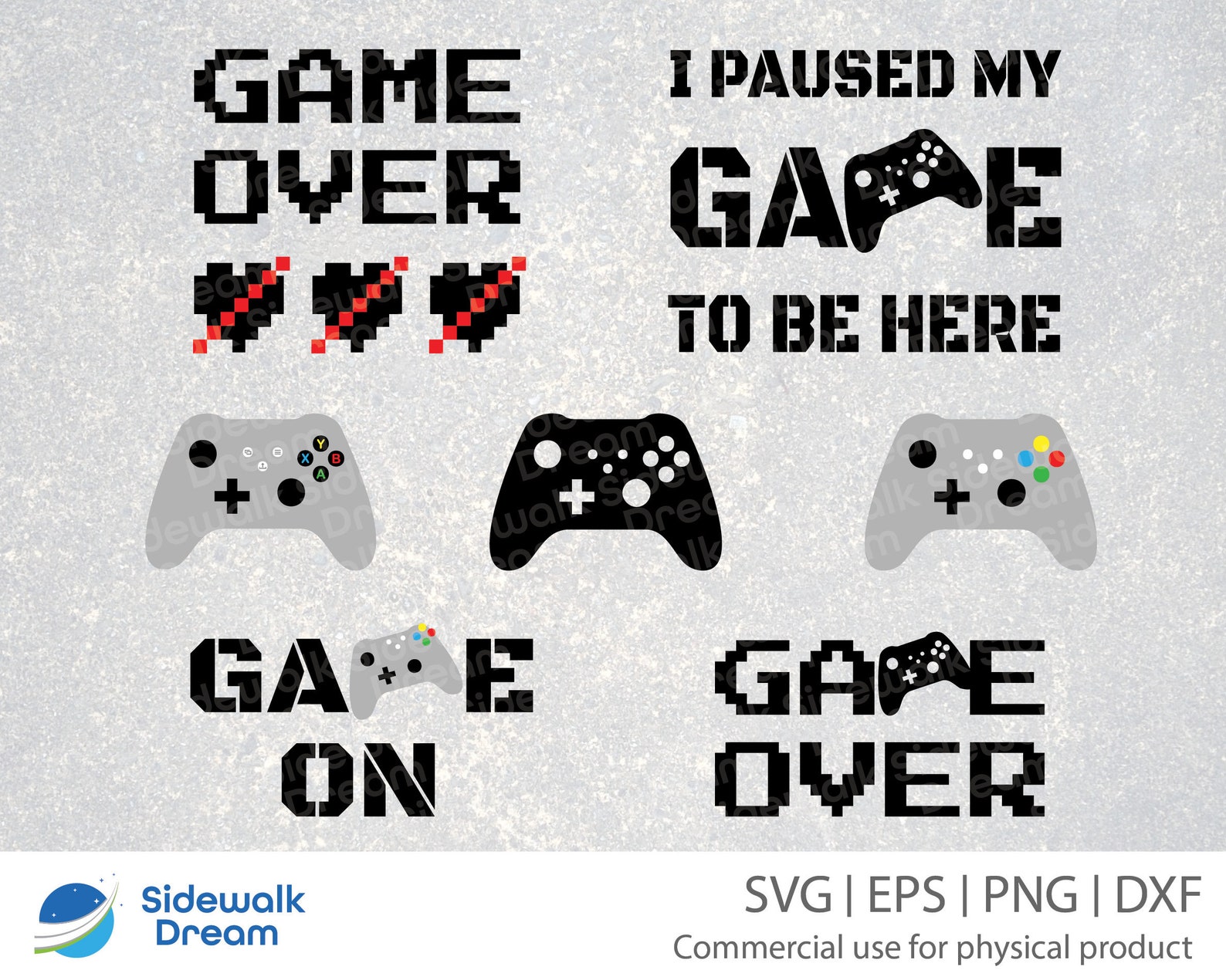 Video Game Bundle Video Game Svg Gamer Svg Gaming Svg - Etsy