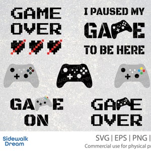Video Game Bundle Video Game Svg Gamer Svg Gaming Svg | Etsy
