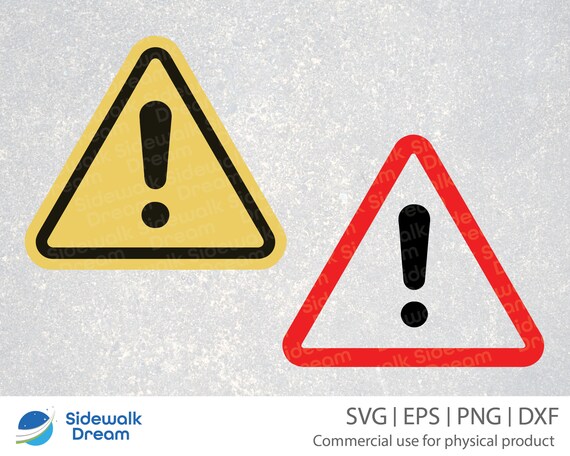 Caution Sign Svg Caution Svg Traffic Sign Svg Road Sign | Etsy