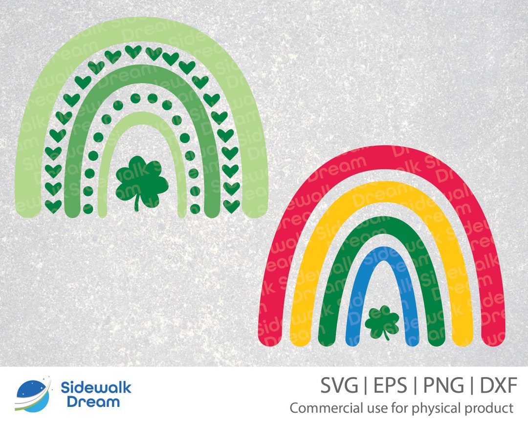 St Patricks Day Rainbow Svg Rainbow Svg Lucky Rainbow Svg Lucky Svg St ...